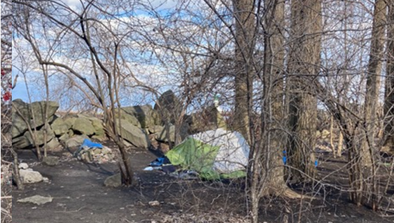 Tent encampment exist in different parts of the city while the Region ...