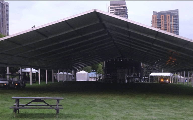 Rotary did something really smart – they’ve erected a huge tent at ...
