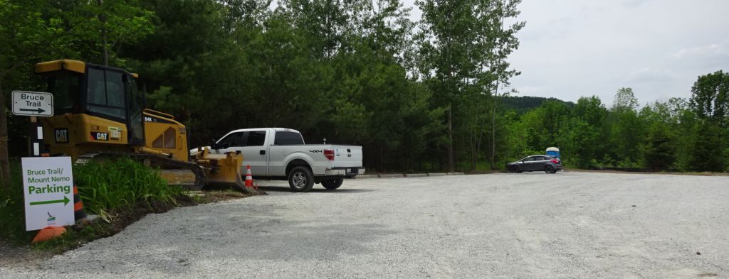 Finally – a parking lot on Walkers Line at Side road # 2 for the Bruce ...