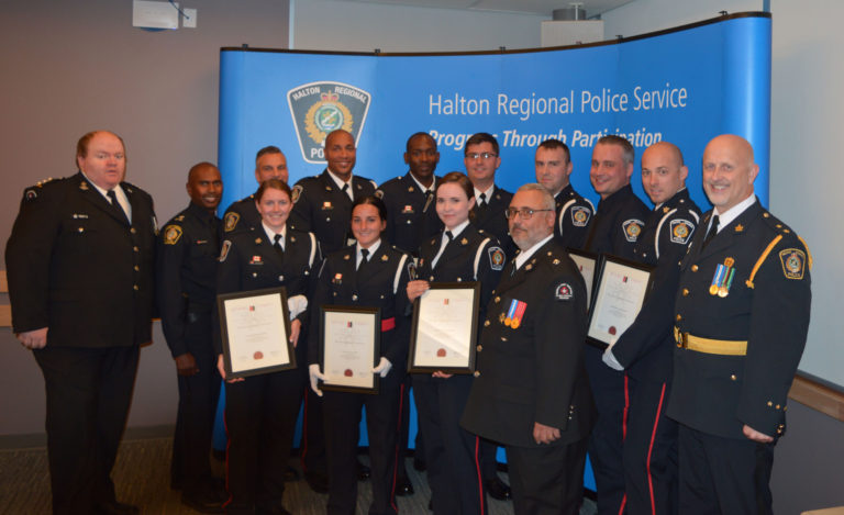 Halton Regional police officers recognized for their life saving ...